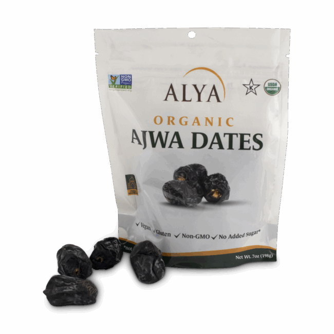 Organic Pitted Dates Cups - Alya Foods